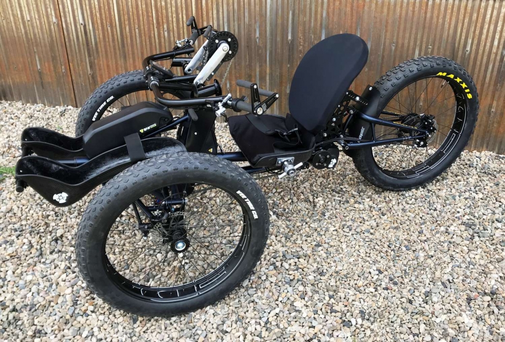 Mako Recumbent Offroad Handcycle - ReActive Adaptations